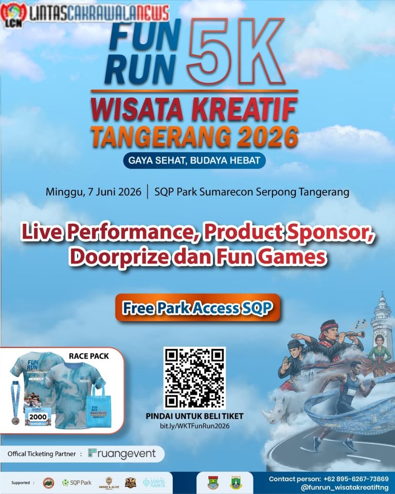 Fun Run 5 K Wisata Kreatif Tangerang, Siap Meriahkan SQP Park Serpong ...